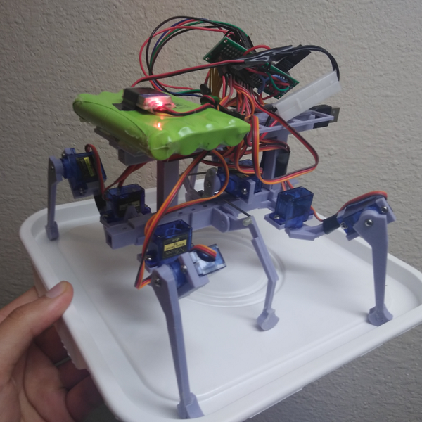 Legged Robot 9 Servos (hexapod type) | Hackaday.io