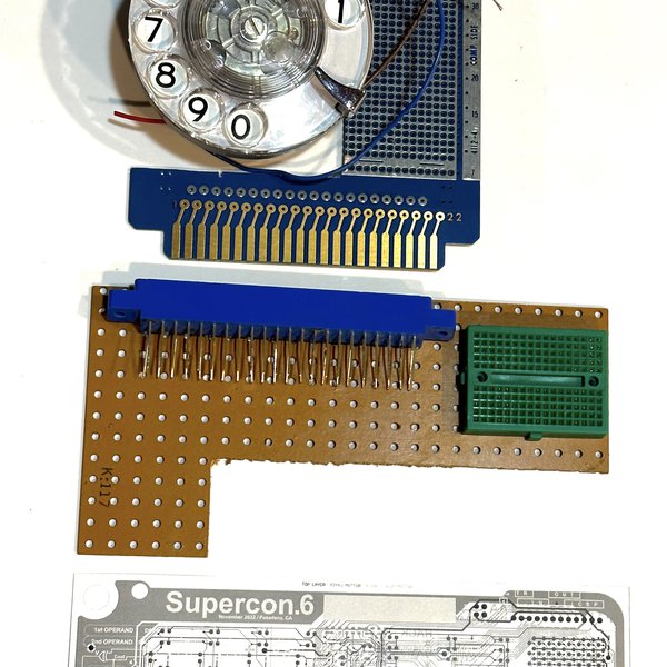 Supercon 2022 Badge Rotary Phone Dial | Hackaday.io
