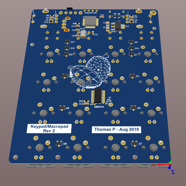 Macro keypad (4x4) | Hackaday.io