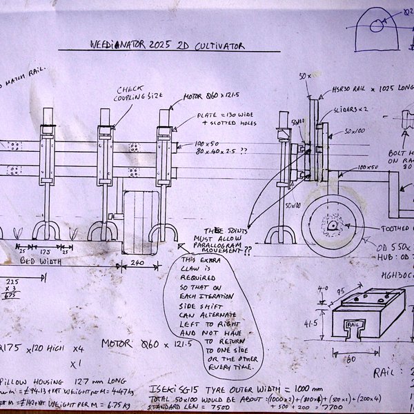WEEDINATOR 2D Cultivator | Hackaday.io