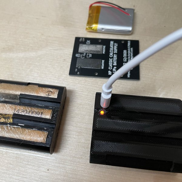 Classic Hp Calculator Lipo Battery Pack Enclosure