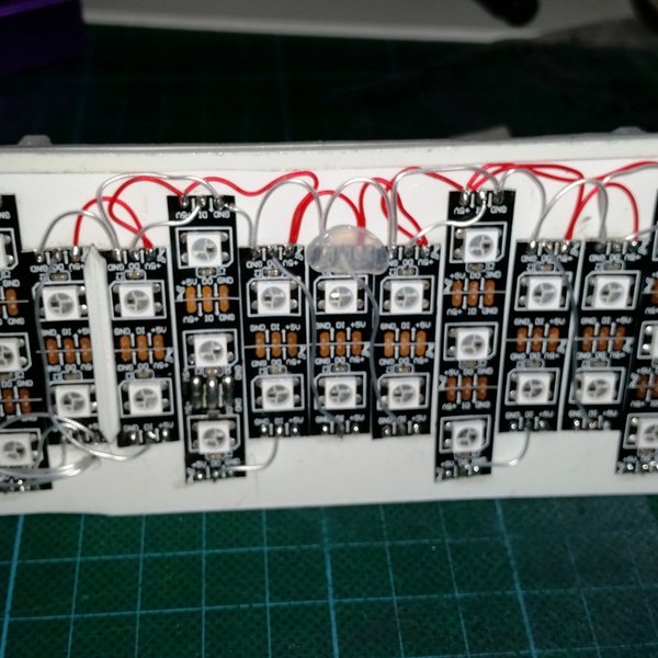 RGB 7segment desk clock | Hackaday.io
