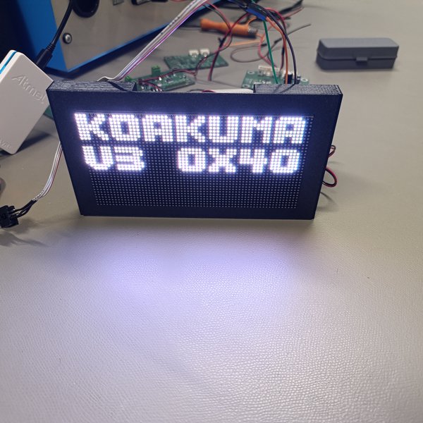 TWI or UART to HUB75 matrix driver - Koakuma V3 | Hackaday.io