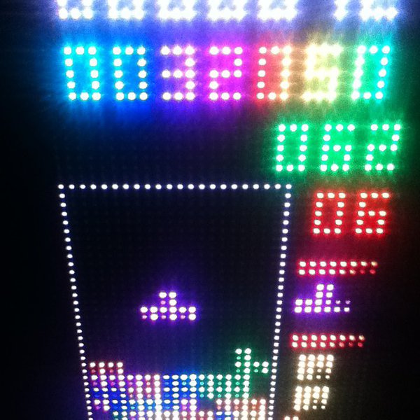 64x32 Rgb Led Matrix Bare Metal Tetris 