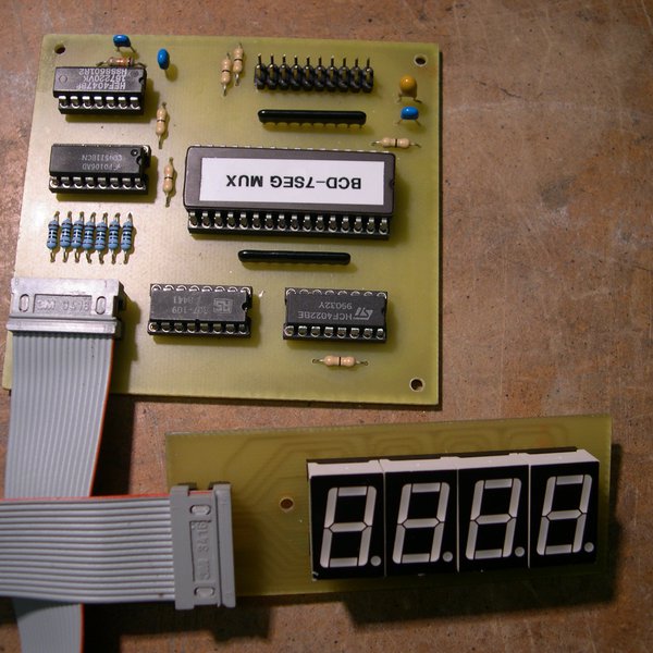 14 bit BCD to 4 x 7 segment display | Hackaday.io