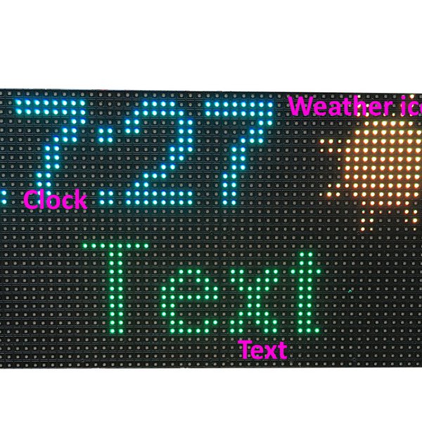 RGB P4 Led Matrix Clock based on ESP32 | Hackaday.io