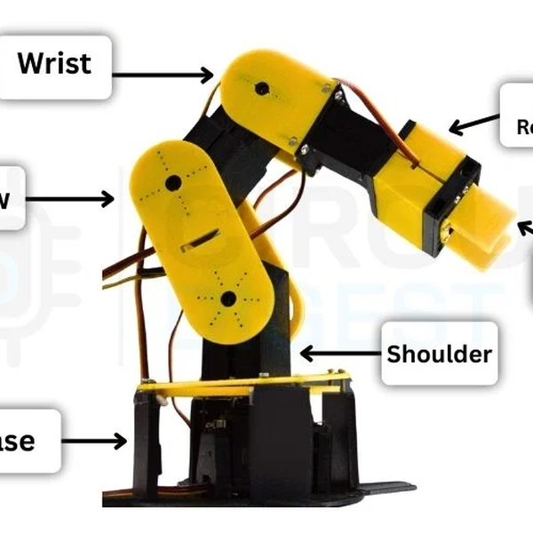 Arduino 6-DOF Robotic Arm with Web Interface | Hackaday.io