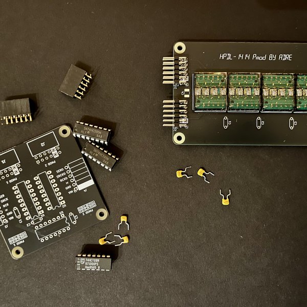 HPDL-1414 PMOD Display with a 74HC595 Extender | Hackaday.io