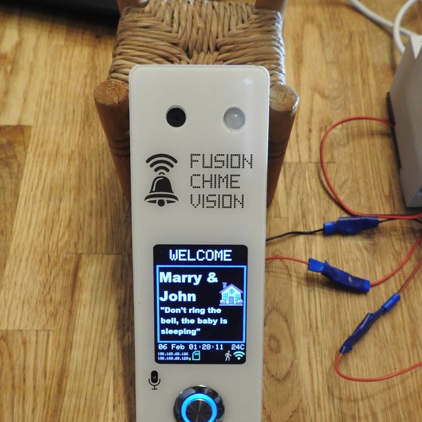 Fusion Chime Vision: ESP32-Based Smart Doorbell | Hackaday.io
