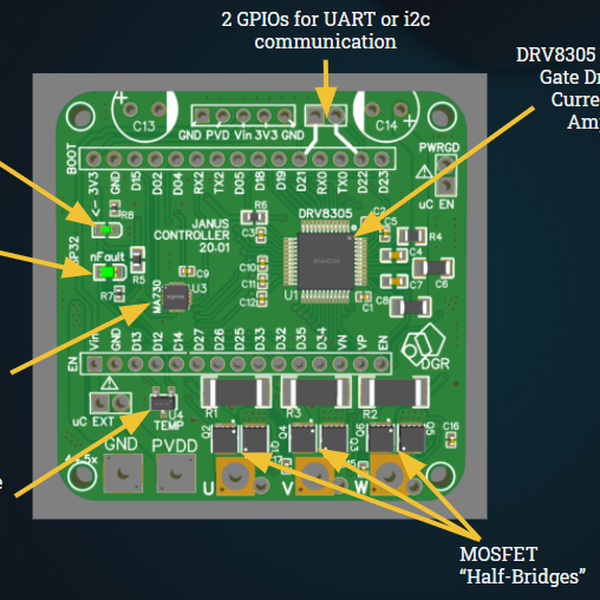 Janus Brushless Controller | Hackaday.io