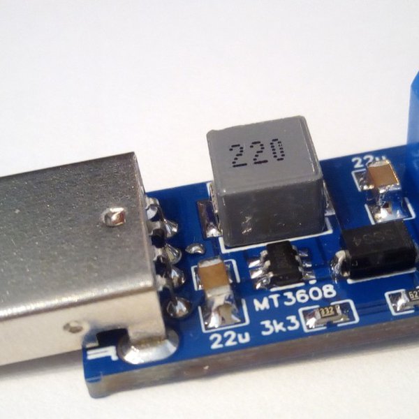 Project Name : 12V Boost Converter USB Plug Using | Hackaday.io
