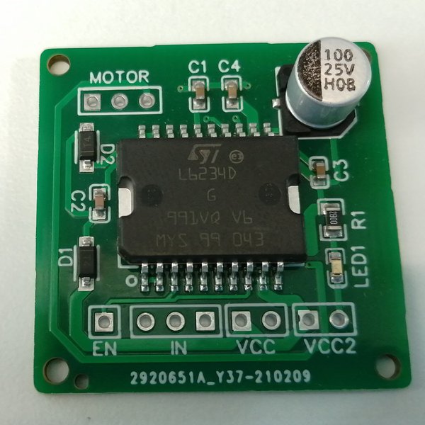 Low power BLDC driver board (ST L6234) | Hackaday.io