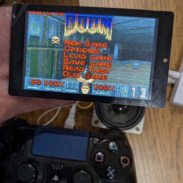 Doom on esp32 P4 + C6 4.3" display | Hackaday.io