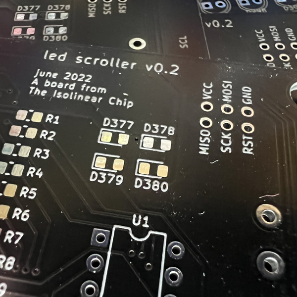 Led Scroller Matrix atmega48-based | Hackaday.io