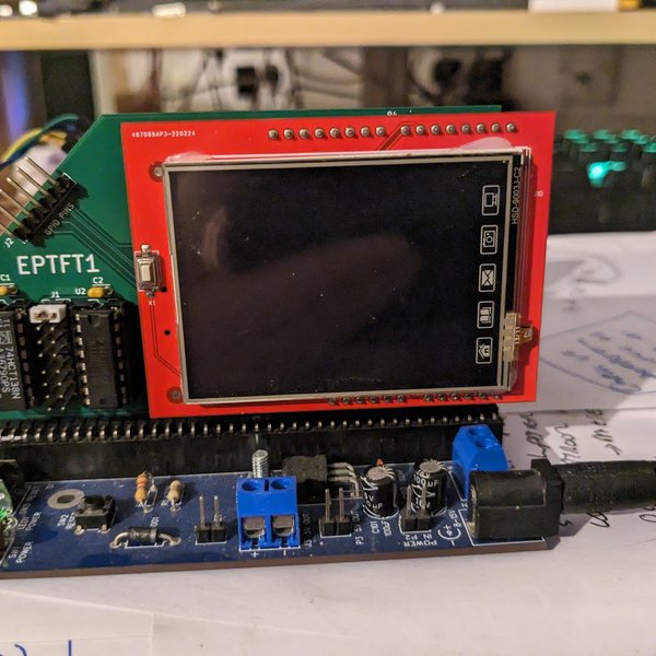 "Mcufriend" style TFT board driver for RCbus | Hackaday.io