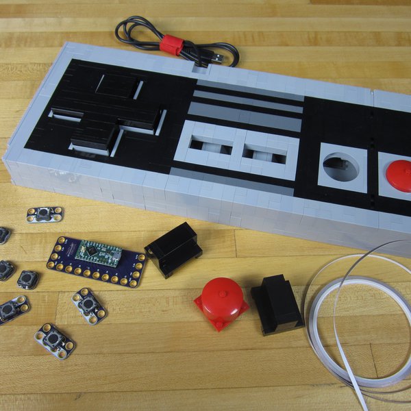Giant Working LEGO NES Controller | Hackaday.io