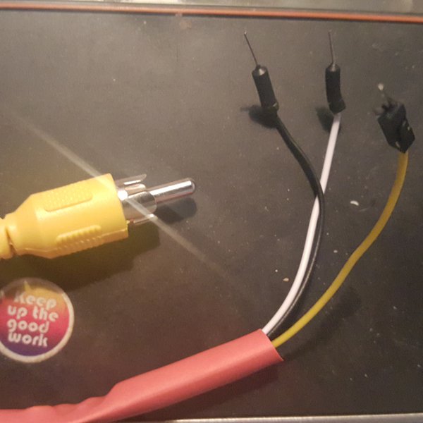 Arduino Tv Out Cable