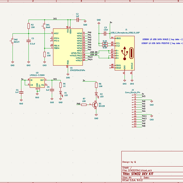 STM32F04 DEVELOPMENT BOARD | Hackaday.io