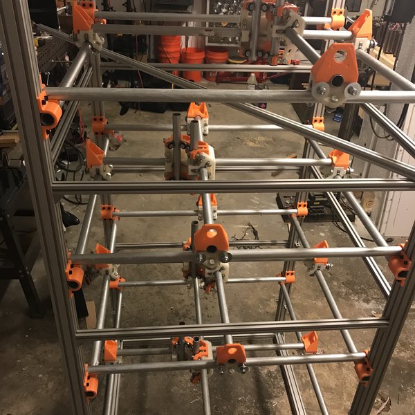 High-density large 3D printer array | Hackaday.io