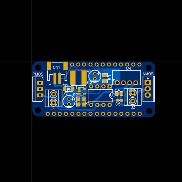 Feather Wing Isolated MOSFET driver | Hackaday.io