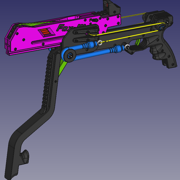 3D Printed Repeating Crossbow/Sling Shot Pistol | Hackaday.io