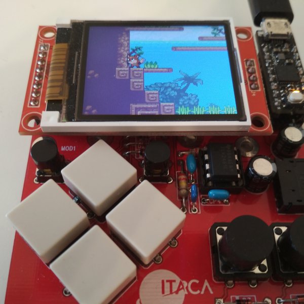 40-fps 16-bpp platform game on a Cortex M0+ board | Hackaday.io