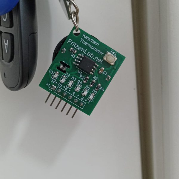 Keychain thermometer | Hackaday.io