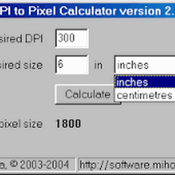 Pixels Calculator | Hackaday.io