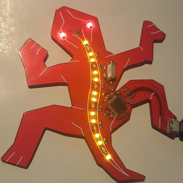 Escher lizard PCB toy thingy | Hackaday.io