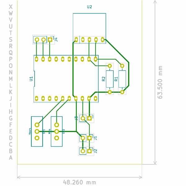 Quick and simple STM8 board with TCXO | Hackaday.io