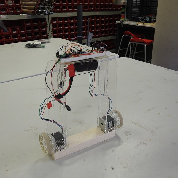 "Straddle Crane" Self-Balancing Robot | Hackaday.io