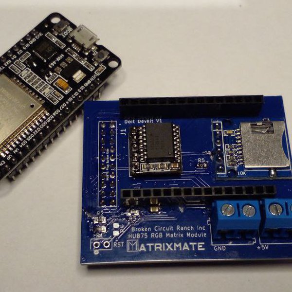 MatrixMate a RGB Hub75 Module | Hackaday.io