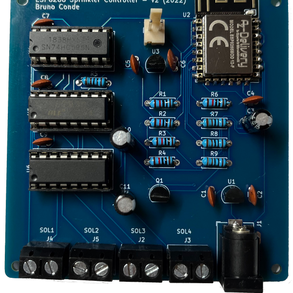 Battery-powered ESP8266 Irrigation Controller | Hackaday.io