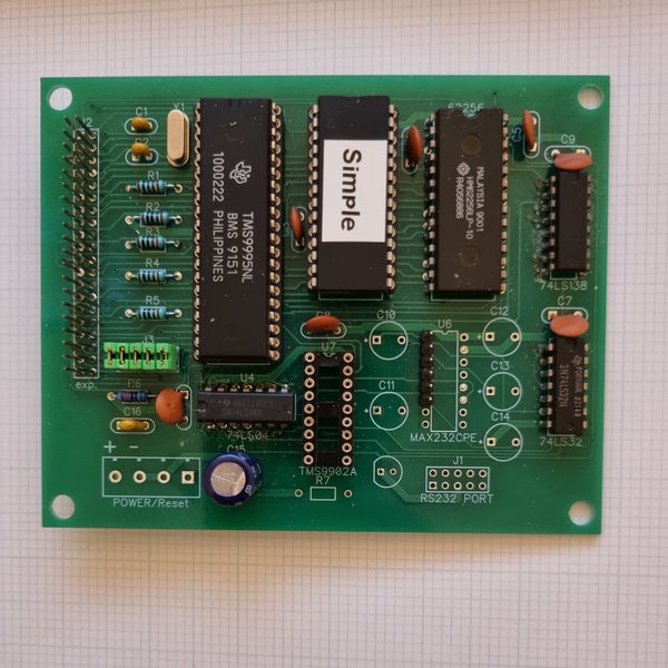 Stuart Conner's Simple TMS9995 board build | Hackaday.io