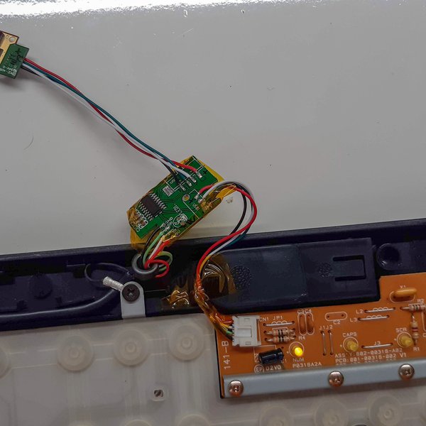 USB keyboard mod to add fingerprint reader | Hackaday.io