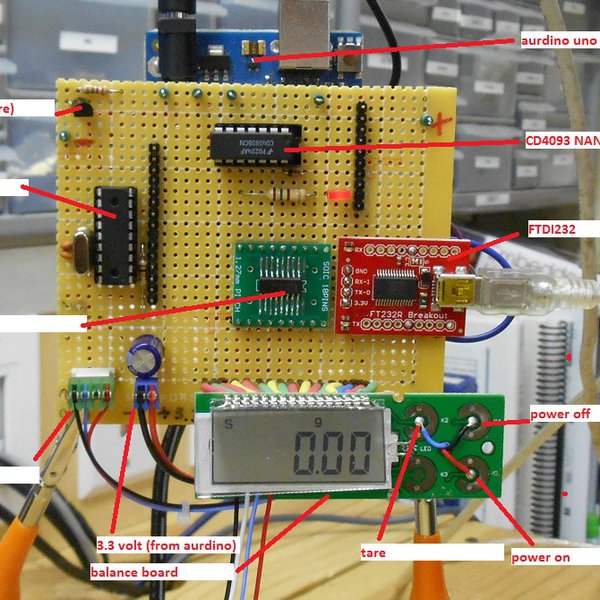 Giving a Cheap Digital Scale Serial Out | Hackaday.io