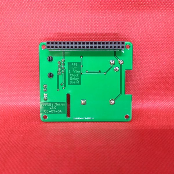 Raspberry Pi I2C/1-Wire/RTC/SSR Board, v2.0 | Hackaday.io