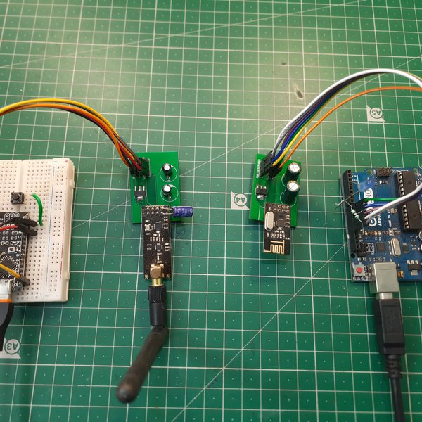 Nrf24l01 Testing Circuit Using Arduino