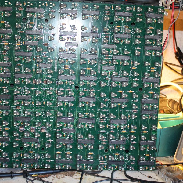 Daktronics 16 x 16 RGB Panel Reverse Engineer | Hackaday.io