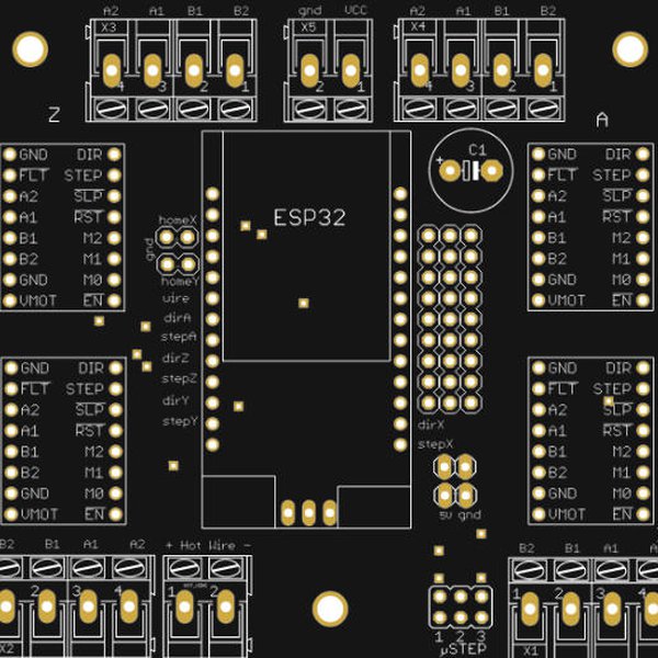 FluidNC 4 axis foam cutter controller | Hackaday.io