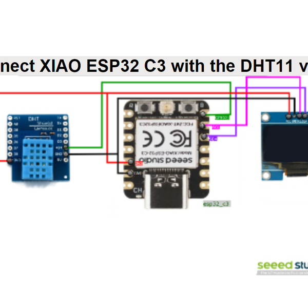 Connect Xiao Esp32 C3 With Dht11 Via I2c 4047