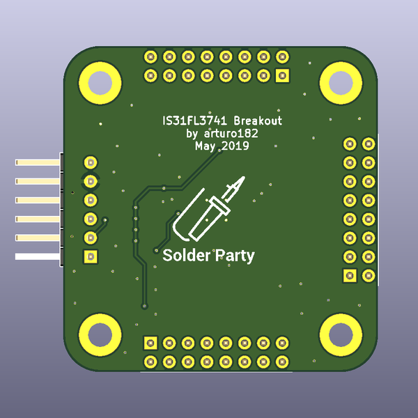 IS31FL3741 Breakout Board (PMOD) | Hackaday.io