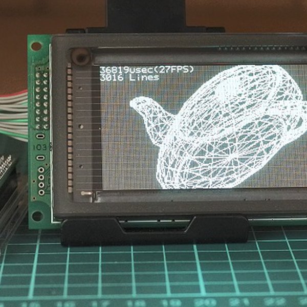 Graphics Library for Noritake Itron Dot Matrix VFD | Hackaday.io