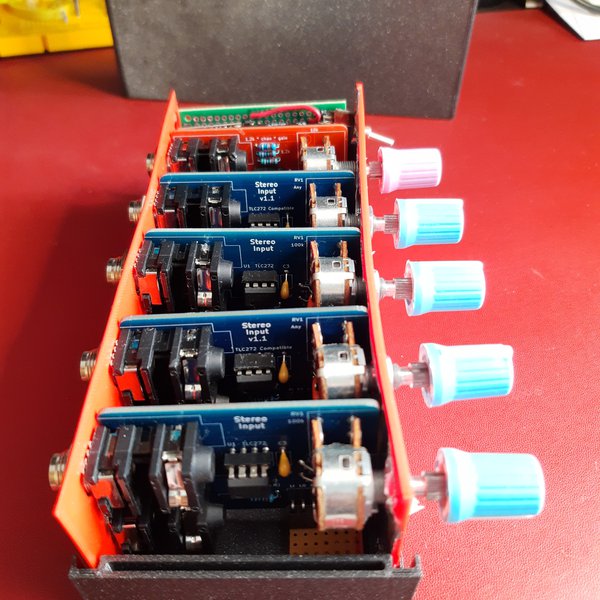 Modular Multichannel Stereo Audio Mixer | Hackaday.io