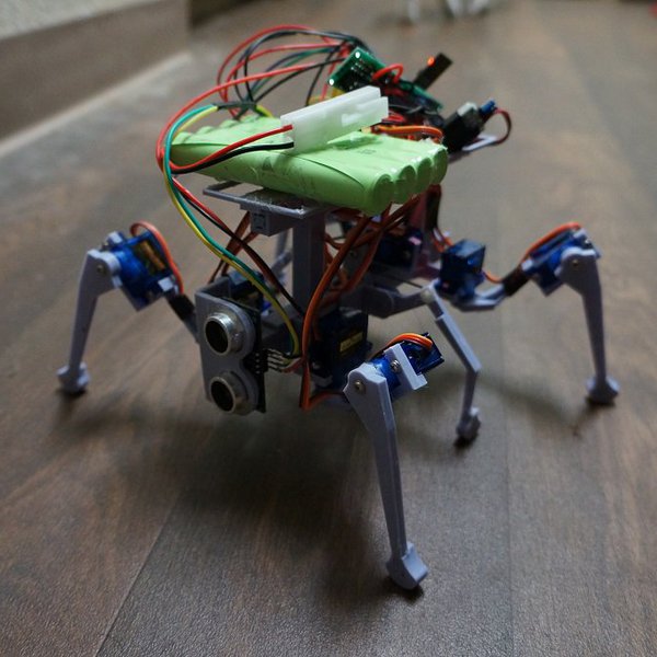 Legged Robot 9 Servos (hexapod type) | Hackaday.io