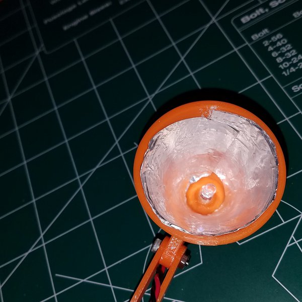 3v coin powered Articulated Mini Lamp | Hackaday.io