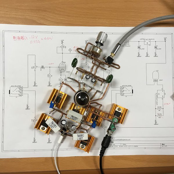 Vacuum tube headphone amplifier | Hackaday.io