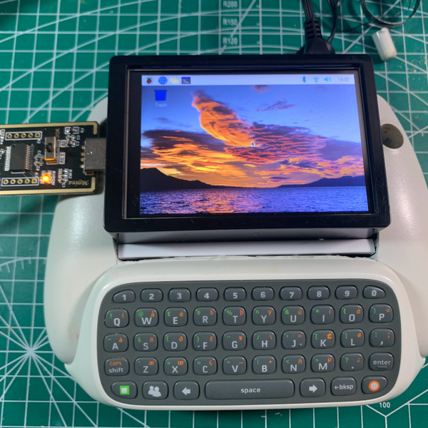 CYBER-CON: The Xbox360 Chatpad/RasPi Cyberdeck | Hackaday.io
