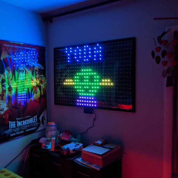 Max's NeoPixel Sign | Hackaday.io