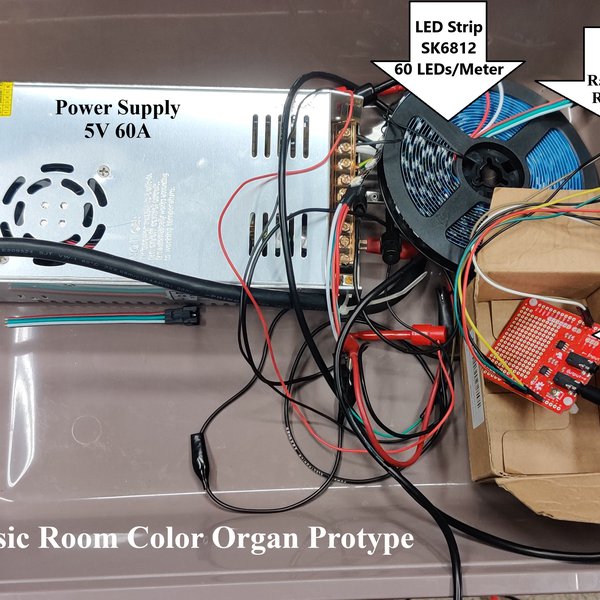 Stereo 7 Band Color Organ | Hackaday.io